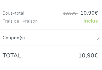 Comment utiliser un coupon sur mes commandes